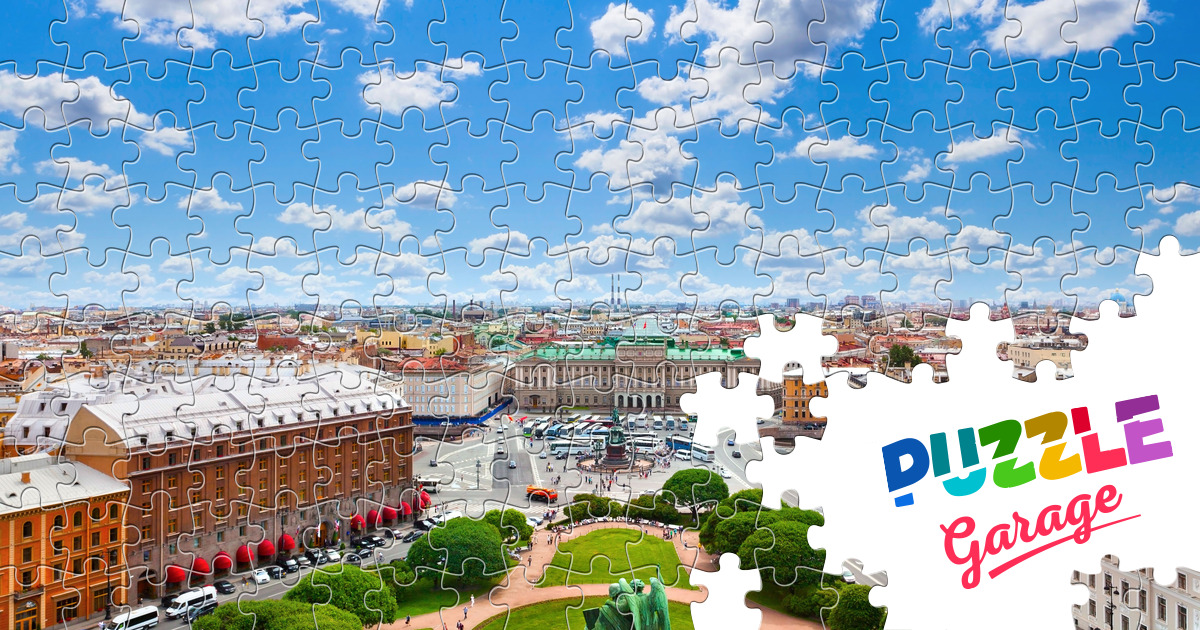 View of St. Isaac's Square Jigsaw Puzzle (Countries, Russia) | Puzzle ...