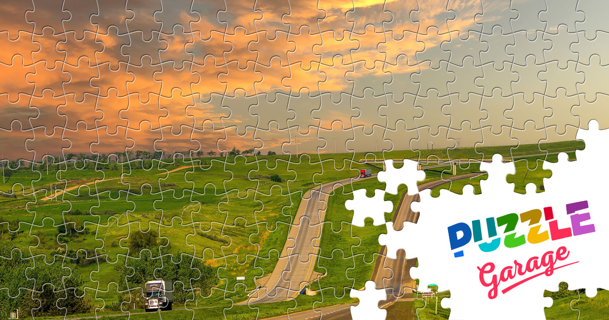 Interstate I-94 Jigsaw Puzzle (Architecture, Roads) | Puzzle Garage