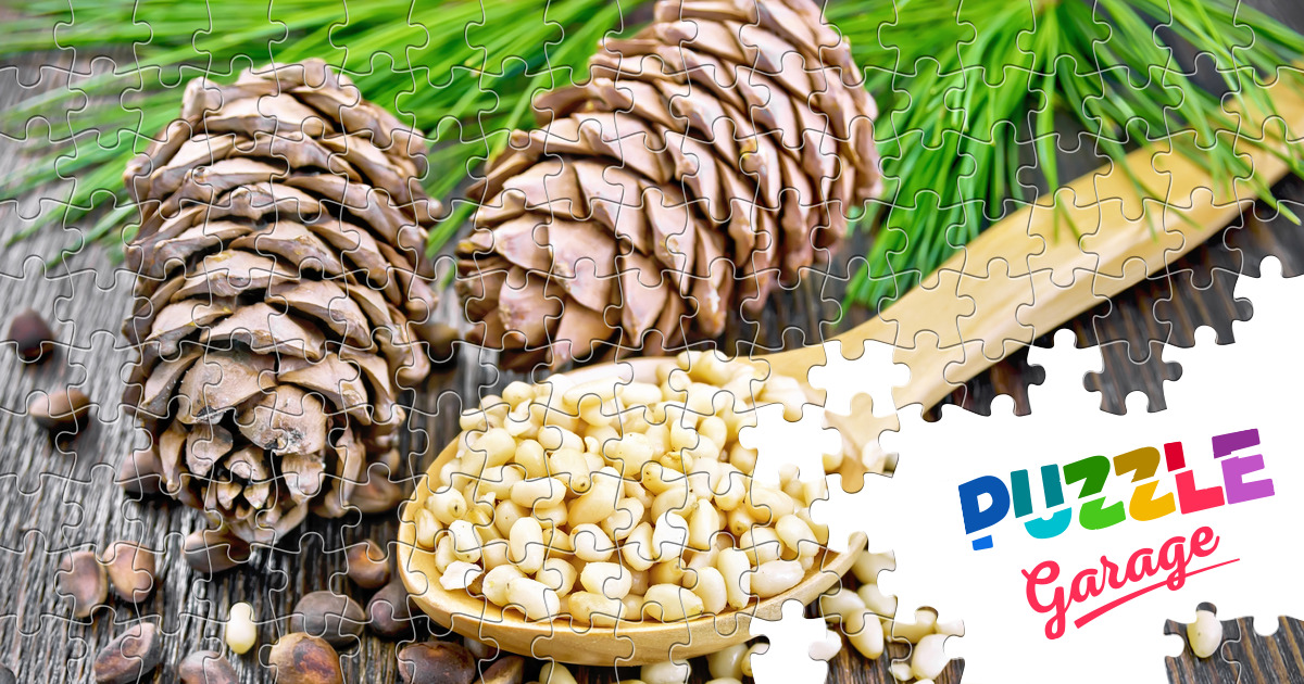 Cones and pine nuts Jigsaw Puzzle (Home, Food) | Puzzle Garage