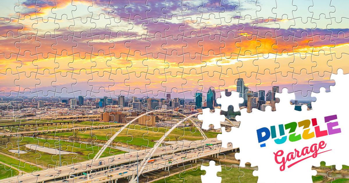 Margaret McDermott Bridge Jigsaw Puzzle (Architecture, Bridges ...