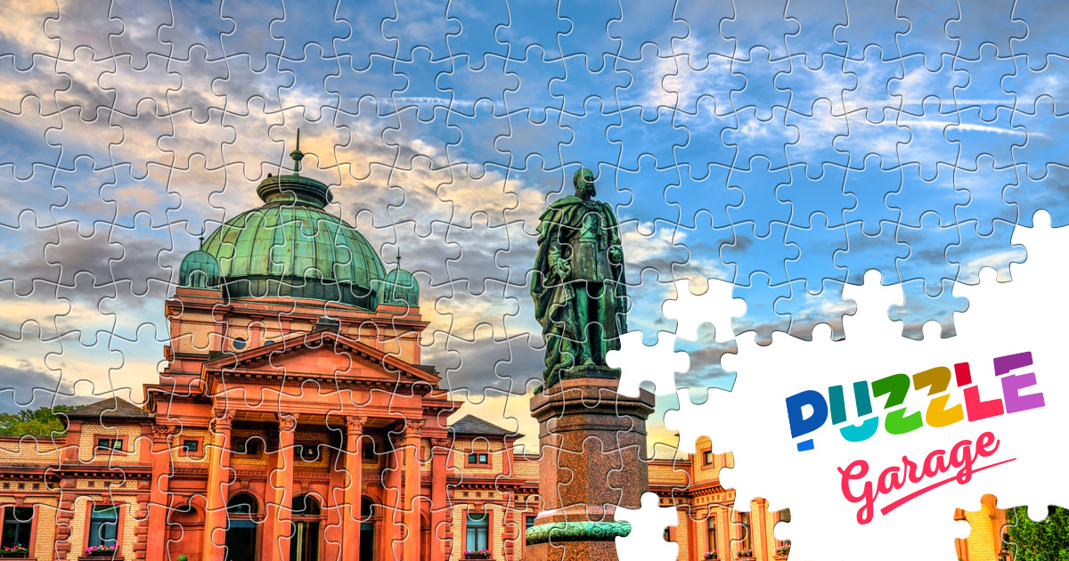 Kaiser-Wilhelm-Bad building Jigsaw Puzzle (Countries, Germany) | Puzzle ...