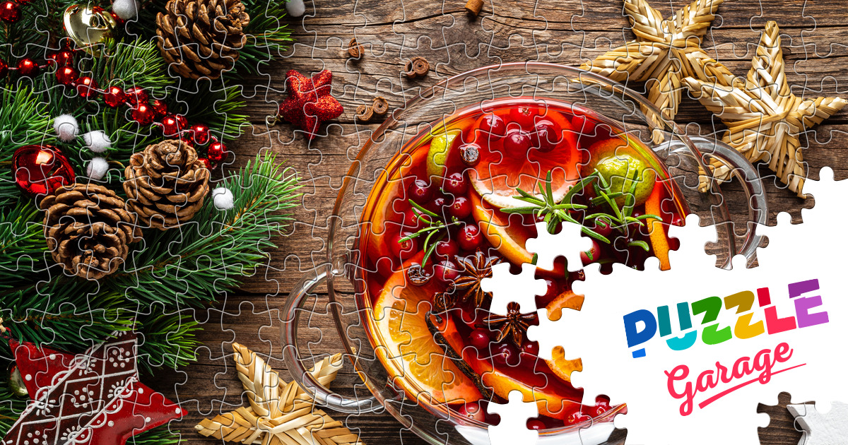 Christmas punch with mulled wine Jigsaw Puzzle (Holidays, Christmas ...