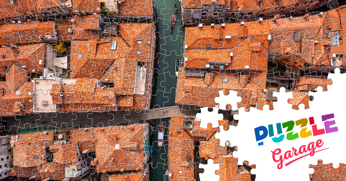 Rooftops of Venice Jigsaw Puzzle (Other, Aerial view) | Puzzle Garage