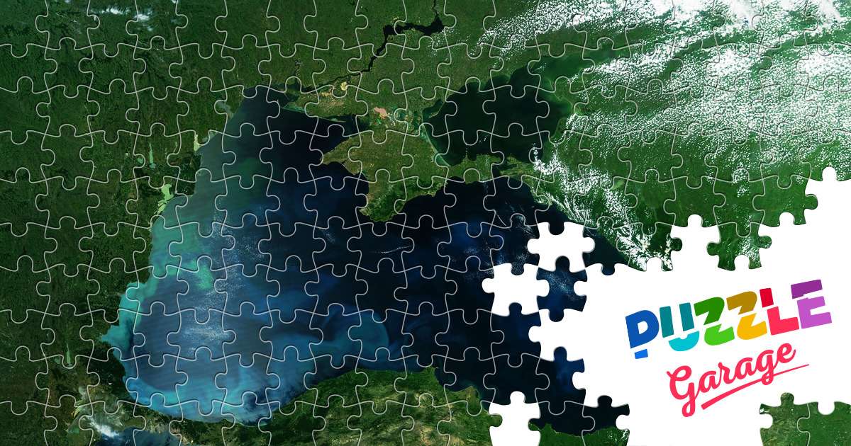 View from the top of the Black Sea Jigsaw Puzzle (Other, Aerial view ...