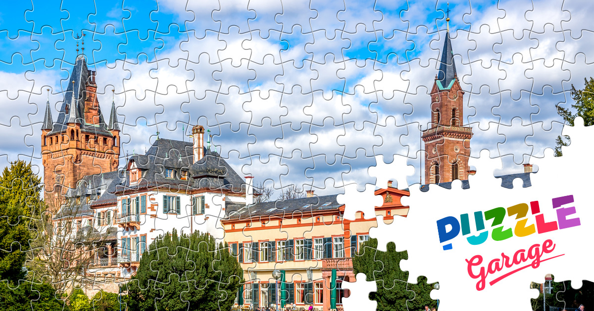 Weinheim Castle and Town Hall, Germany Jigsaw Puzzle (Countries ...