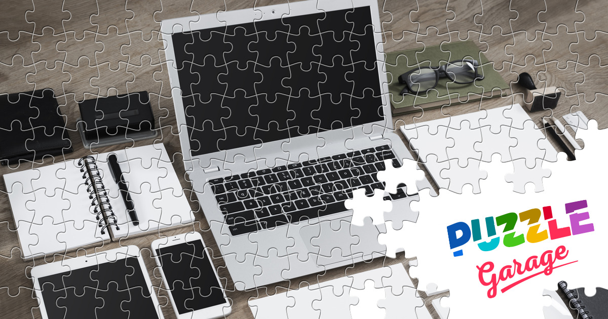 Office Supplies and Gadgets Jigsaw Puzzle (Stuff, Electronics) | Puzzle ...
