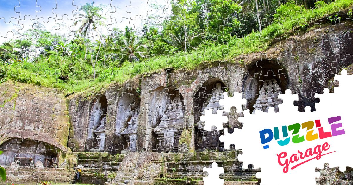Gunung Kawi Temple Jigsaw Puzzle (Countries, Indonesia) | Puzzle Garage