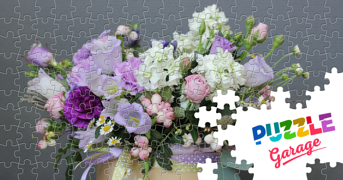 Flowers in a box Jigsaw Puzzle (Plants, Flowers) | Puzzle Garage