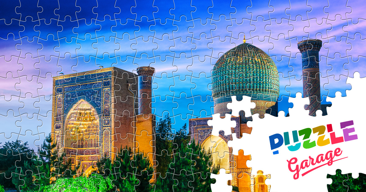 Tamerlane's mausoleum Jigsaw Puzzle (Countries, Uzbekistan) | Puzzle Garage
