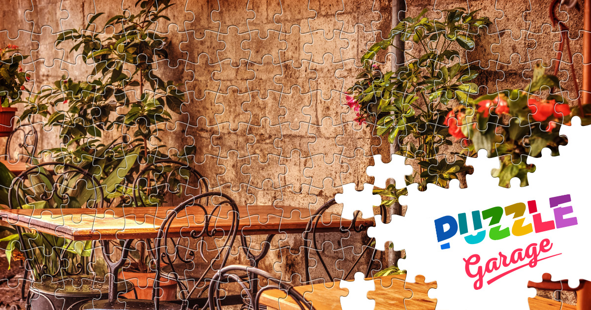 Street cafe in Sorrento Jigsaw Puzzle (Home, Facades) | Puzzle Garage