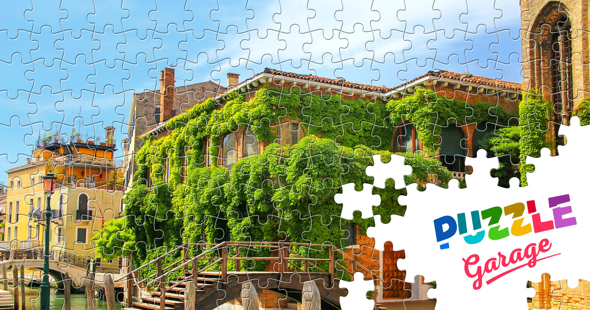 Houses in Venice Jigsaw Puzzle (Countries, Italy) | Puzzle Garage