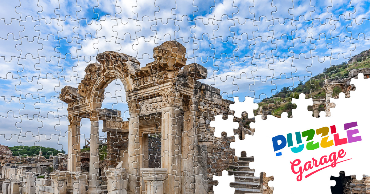 Temple of Hadrian at Ephesus Jigsaw Puzzle (Countries, Turkey) | Puzzle ...