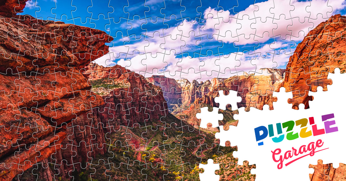Zion National Park Jigsaw Puzzle (Countries, USA) | Puzzle Garage