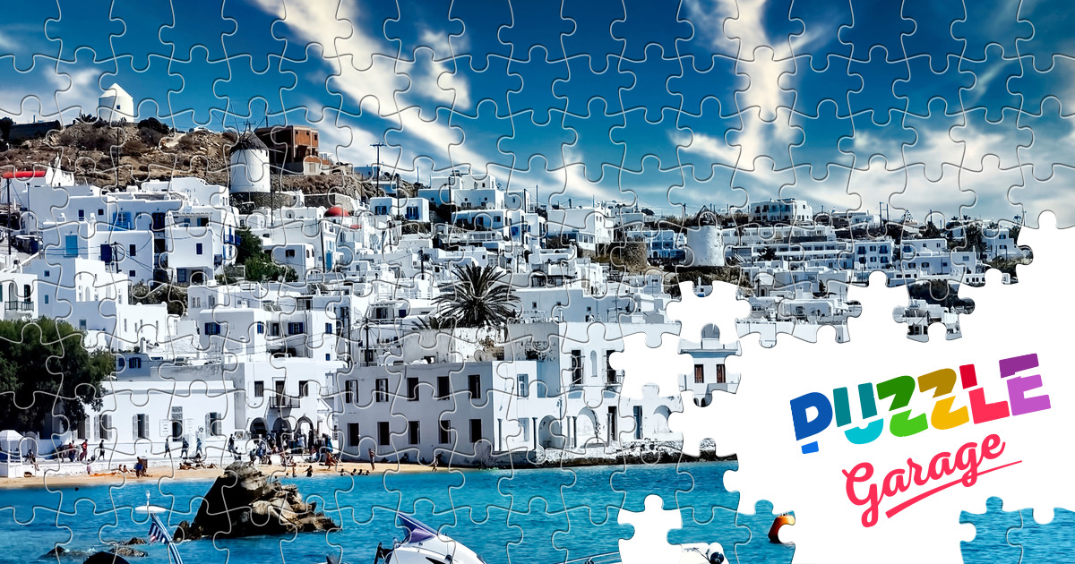 Mykonos island in Greece Jigsaw Puzzle (Countries, Greece) | Puzzle Garage