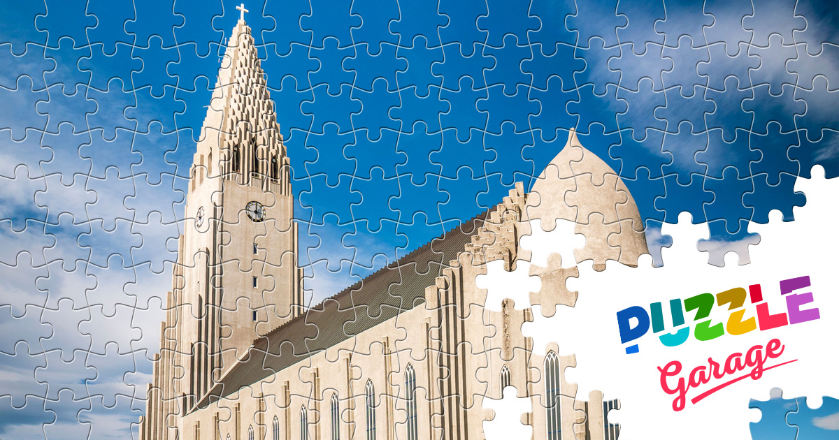Lutheran Church of Hallgrímskirkja Jigsaw Puzzle (Countries, Iceland ...