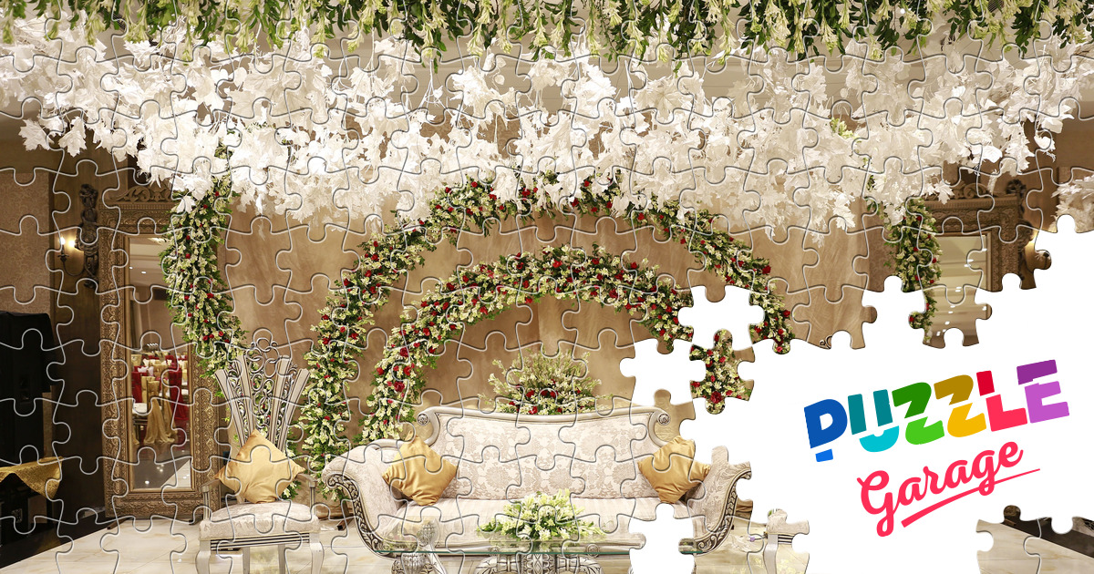 Wedding decoration for the bride and groom Jigsaw Puzzle (Holidays ...
