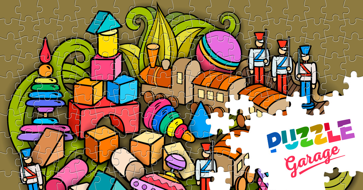 Kids toys Jigsaw Puzzle (For children, Cartoon Illustrations) | Puzzle ...