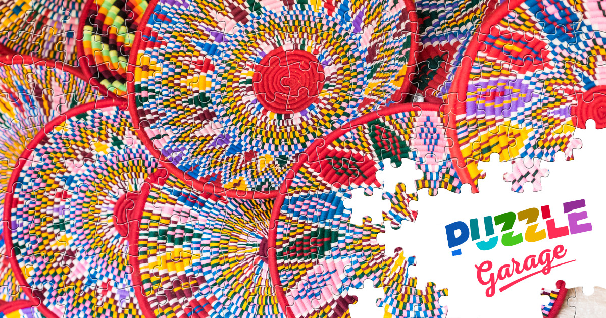 Ethiopian baskets Jigsaw Puzzle (Home, Needlework) | Puzzle Garage
