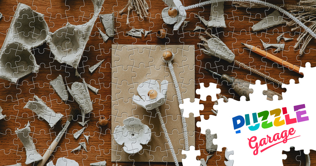Handmade paper flowers Jigsaw Puzzle (Home, Needlework) | Puzzle Garage