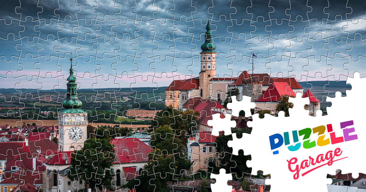 View of Mikulov Jigsaw Puzzle (Countries, Czech Republic) | Puzzle Garage