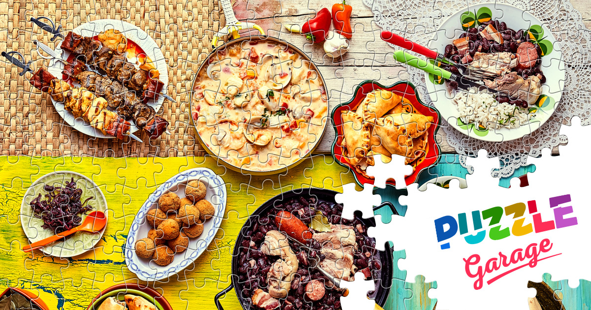 Home Brazilian cuisine Jigsaw Puzzle (Countries, Brazil) | Puzzle Garage