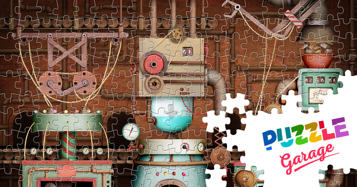 Factory illustration Jigsaw Puzzle (For children, Cartoon Illustrations ...