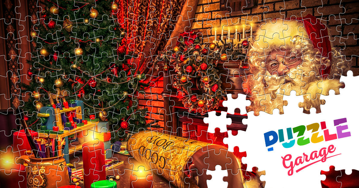 Santa Claus with a list in his hands Jigsaw Puzzle (Holidays, Christmas ...