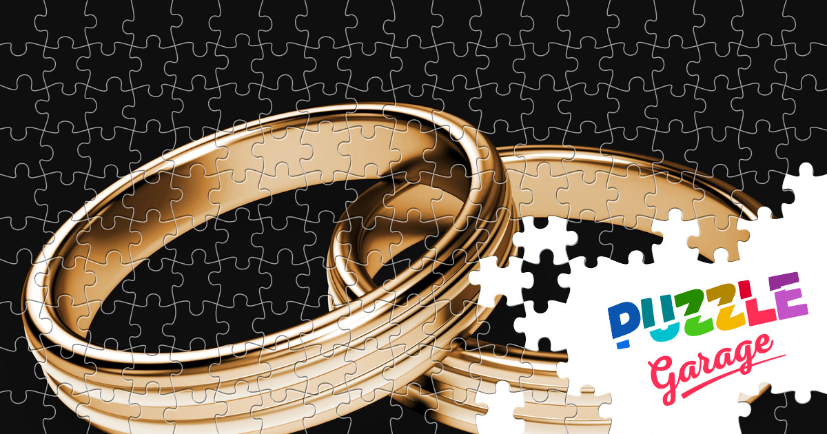 Wedding rings close-up Jigsaw Puzzle (Holidays, Wedding) | Puzzle Garage