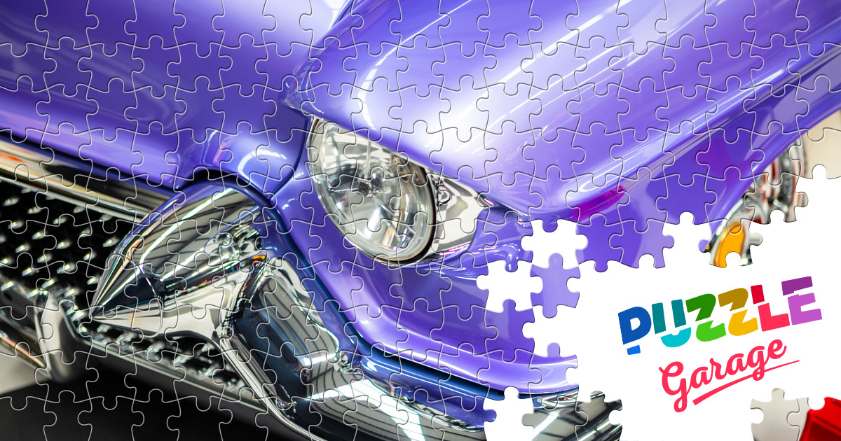 Detailed view of a classic car Jigsaw Puzzle (Technics, Auto) | Puzzle ...