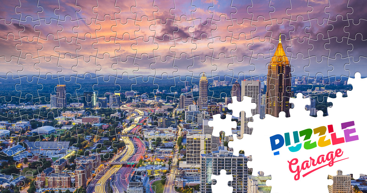 City of Atlanta, USA Jigsaw Puzzle (Countries, USA) | Puzzle Garage