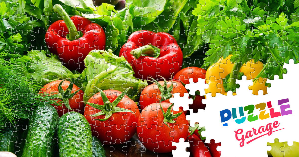 Greens and vegetables Jigsaw Puzzle (Plants, Vegetables) | Puzzle Garage