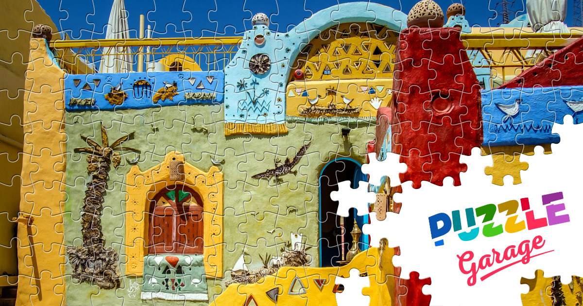 House in egyptian village Jigsaw Puzzle (Countries, Egypt) | Puzzle Garage
