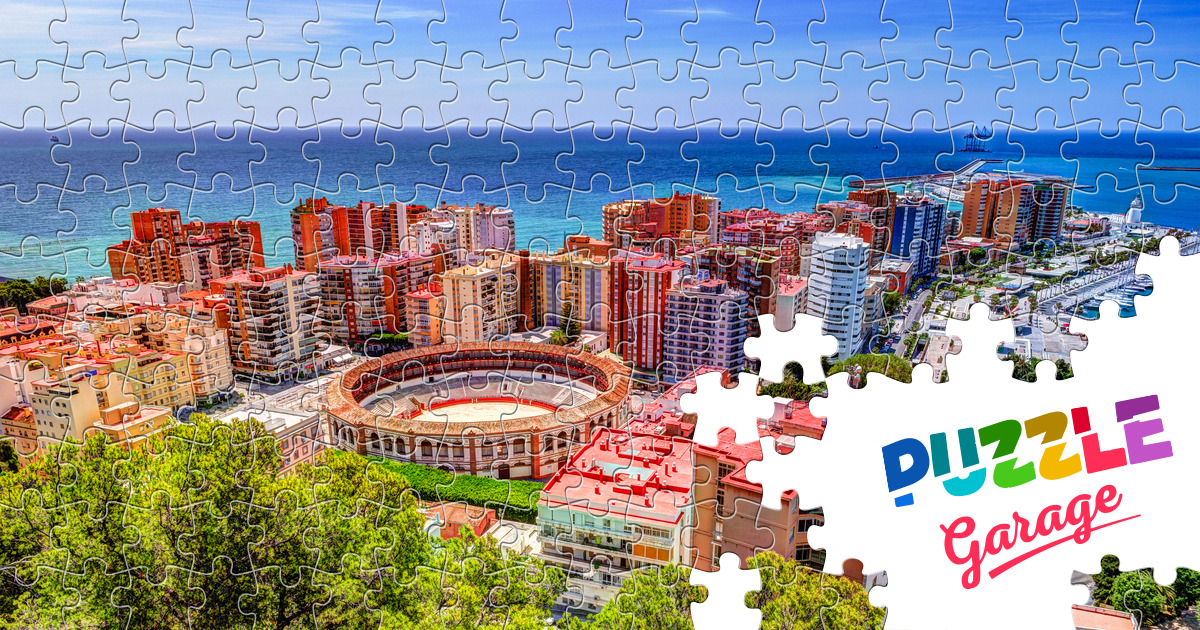 View of the arena "La Malagueta" Jigsaw Puzzle (Countries, Spain ...