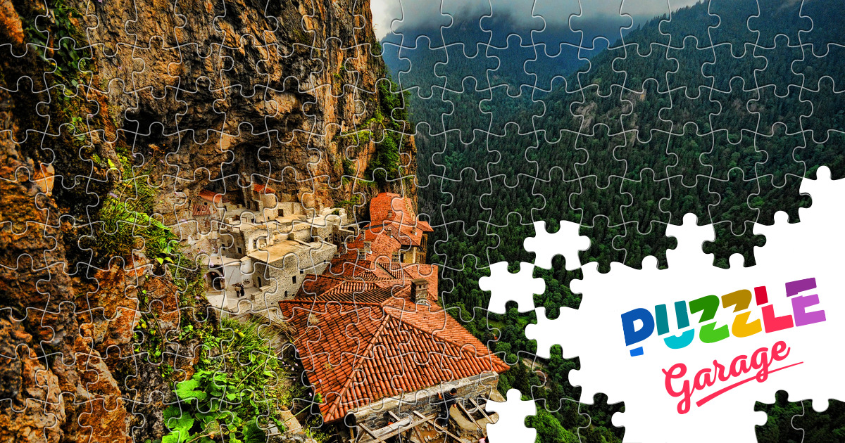 Sumela Monastery Jigsaw Puzzle (Countries, Turkey) | Puzzle Garage