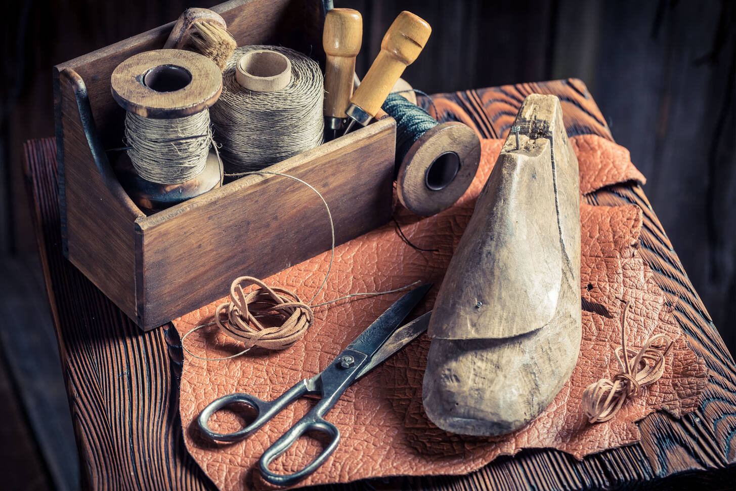 Shoemaker's tools and materials Jigsaw Puzzle (Stuff, Tools) | Puzzle ...