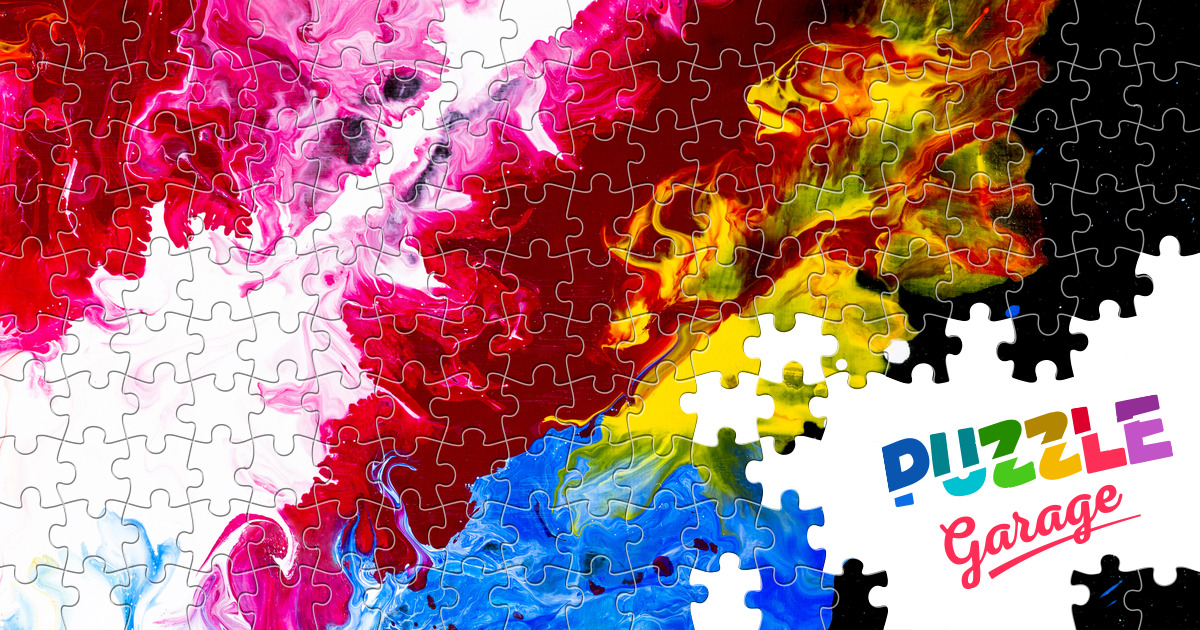 Merging colors Jigsaw Puzzle (Other, Abstraction) | Puzzle Garage