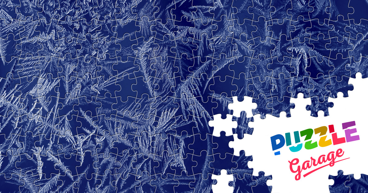 Frost pattern on the window Jigsaw Puzzle (Other, Macro) | Puzzle Garage