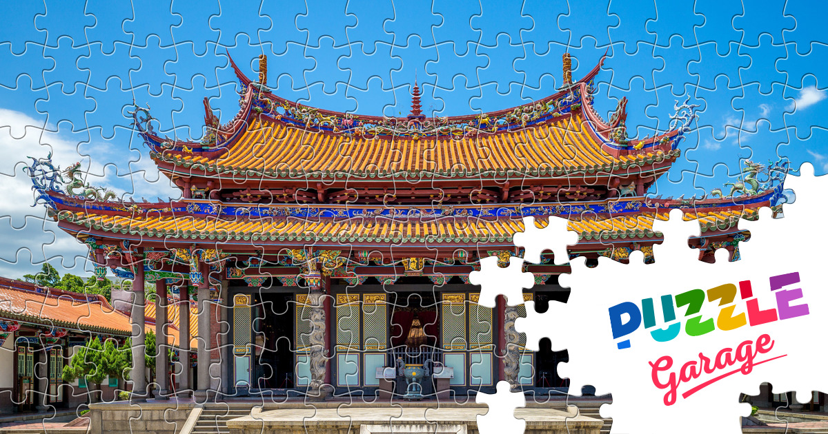 Taipei Temple of Confucius Jigsaw Puzzle (Countries, Taiwan) | Puzzle ...