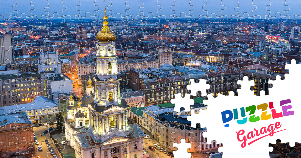 Assumption Cathedral in Kharkov Jigsaw Puzzle (Countries, Ukraine ...