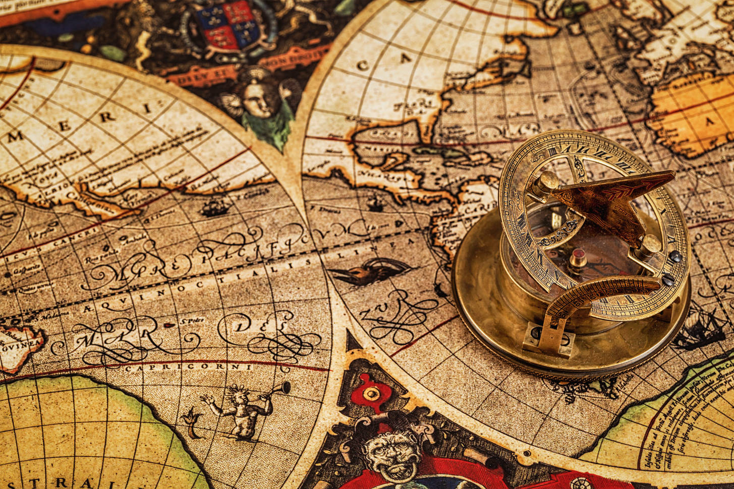 Old compass Jigsaw Puzzle (History, Maps) | Puzzle Garage