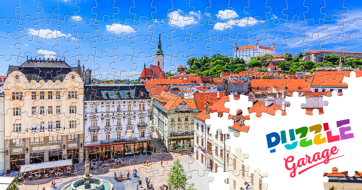 Main square of Bratislava Jigsaw Puzzle (Countries, Slovakia) | Puzzle ...