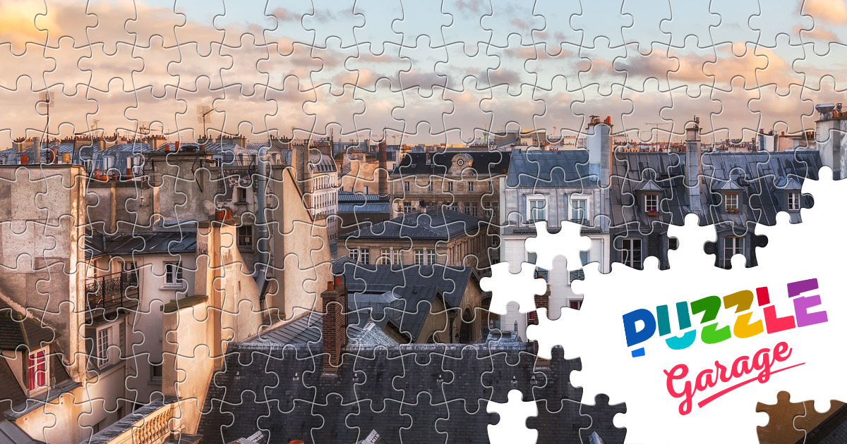 Houses in the historic center of Paris Jigsaw Puzzle (Countries, France ...