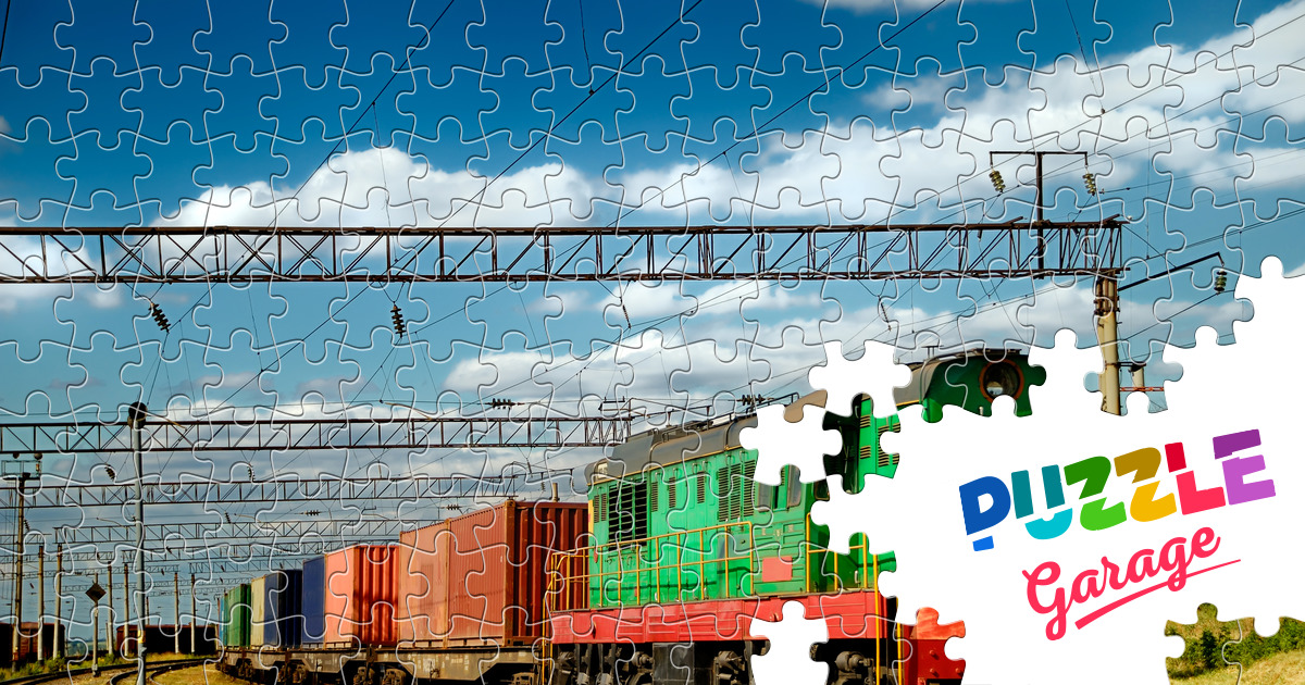 Diesel train Jigsaw Puzzle (Technics, Trains) | Puzzle Garage