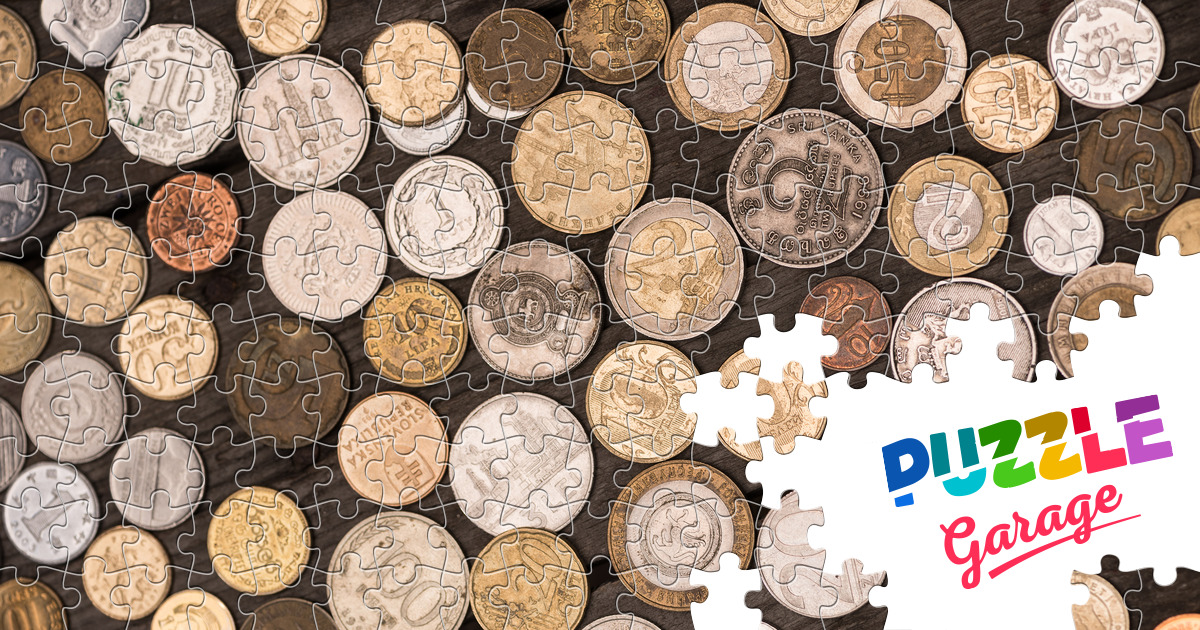 Coins Jigsaw Puzzle (Other, Money) | Puzzle Garage