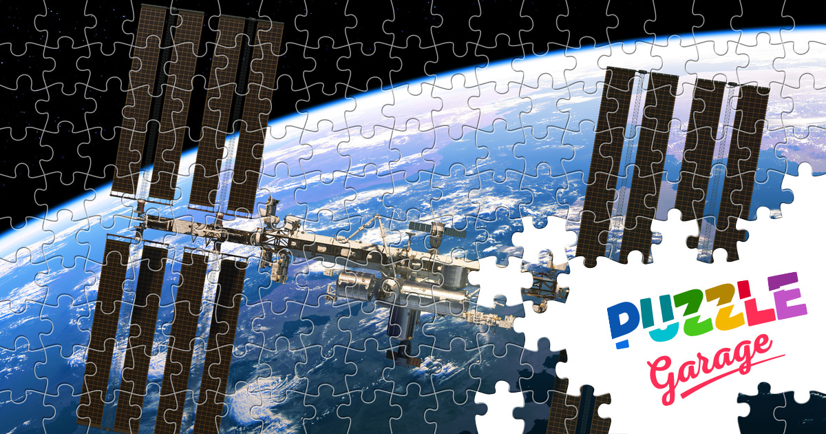 International space station Jigsaw Puzzle (Space, Cosmonautics ...