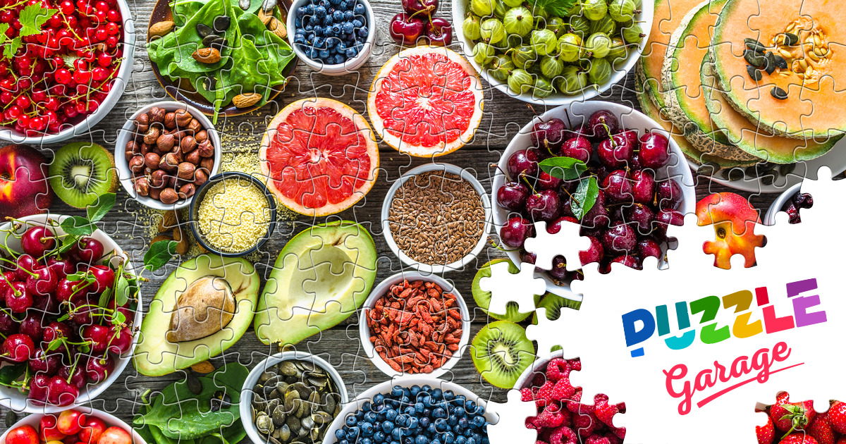 Healthy food Jigsaw Puzzle (Plants, Berries) | Puzzle Garage
