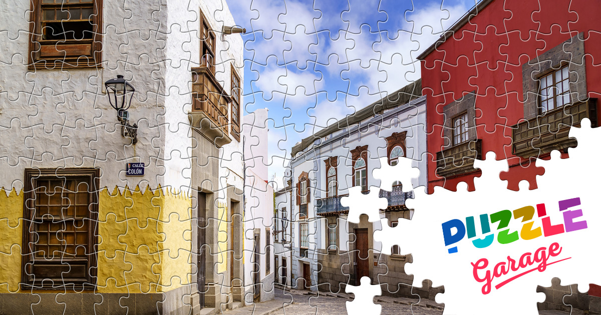 Streets of Las Palmas de Gran Canaria Jigsaw Puzzle (Countries, Spain ...