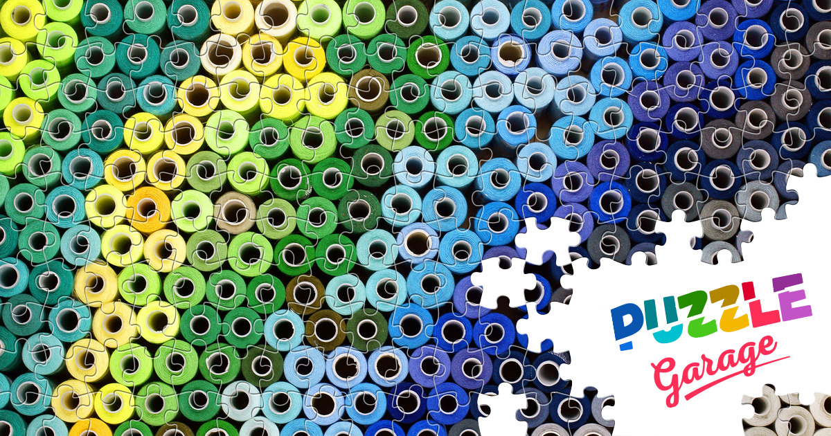 Colored threads Jigsaw Puzzle (Home, Needlework) | Puzzle Garage