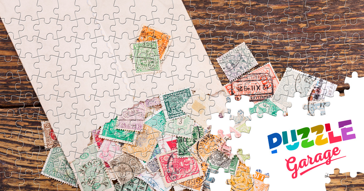 Envelope with postage stamps Jigsaw Puzzle (Other, Collecting) | Puzzle ...