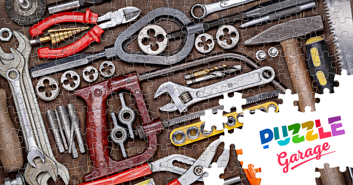 Various locksmith tools Jigsaw Puzzle (Stuff, Tools) | Puzzle Garage